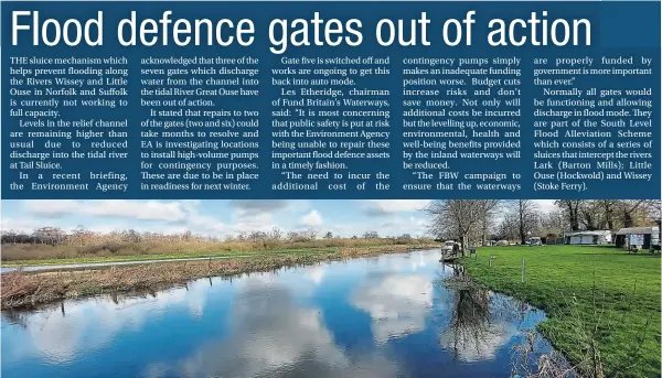 Flood defence gates out of action - PressReader