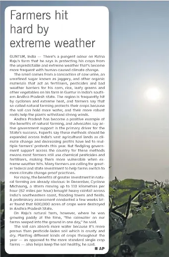 Farmers hit hard by extreme weather - PressReader
