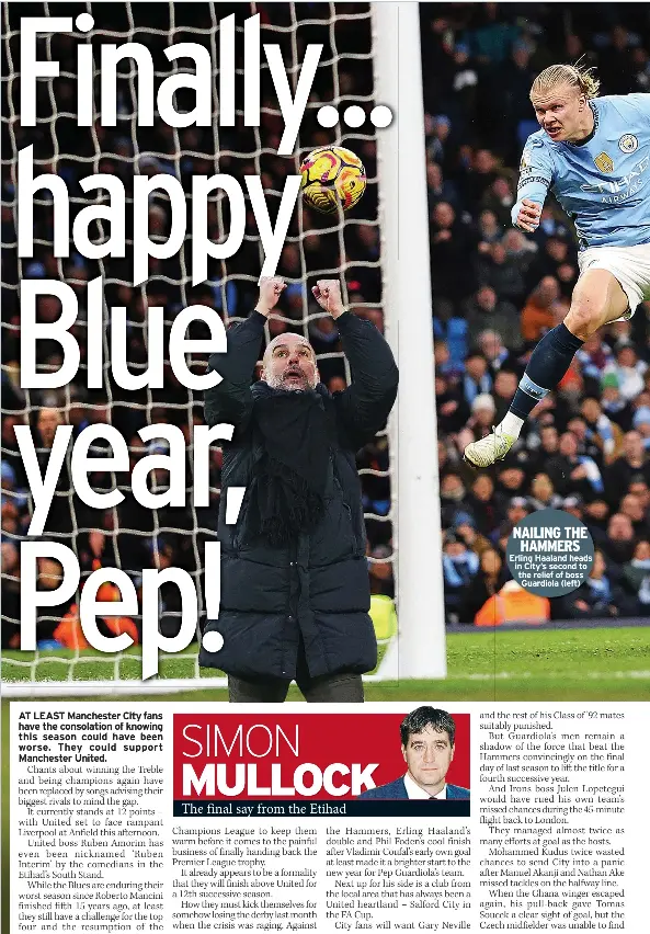 Finally... happy Blue year, Pep! - PressReader