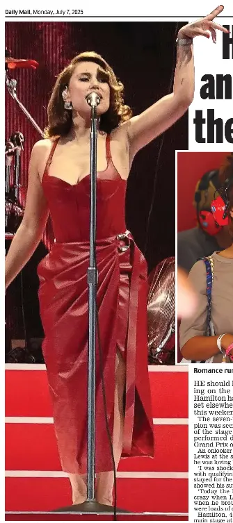 Have Lewis Hamilton and singer Raye found the formula for love ...