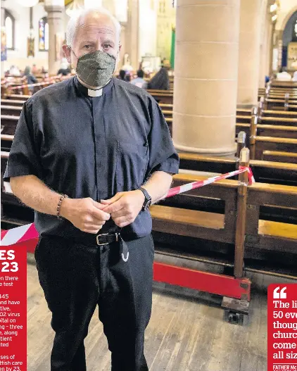 It is heartbreak­ing having to turn away people who come to church ...