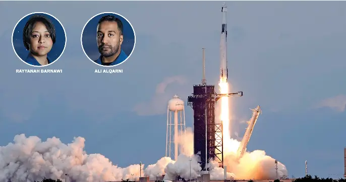 Ax-2 mission carrying Saudi astronauts blasts off for ISS - PressReader