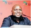 MKP WELCOMES SHIVAMBU AND MANYI FROM EFF - PressReader