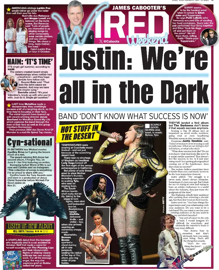 Justin: We’re all in the Dark - PressReader