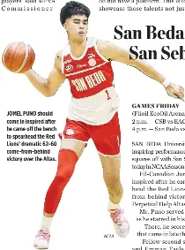 San Beda Red Lions square off with San Sebastian Stags; CSB Blazers ...