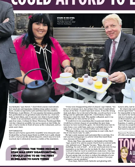 Guilbaud talks food and stars - PressReader