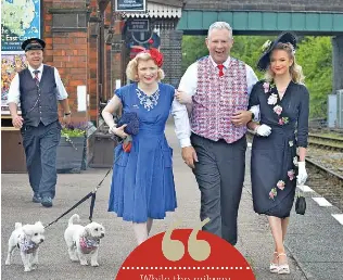 Popular 40s Weekend is derailed as heritage line counts costs - PressReader