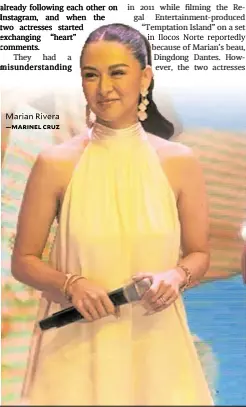 Marian on film with Dingdong, making peace with Heart - PressReader