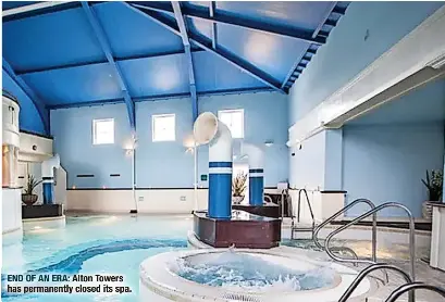 THEME PARK CLOSES HOTEL SPA FOR GOOD - PressReader