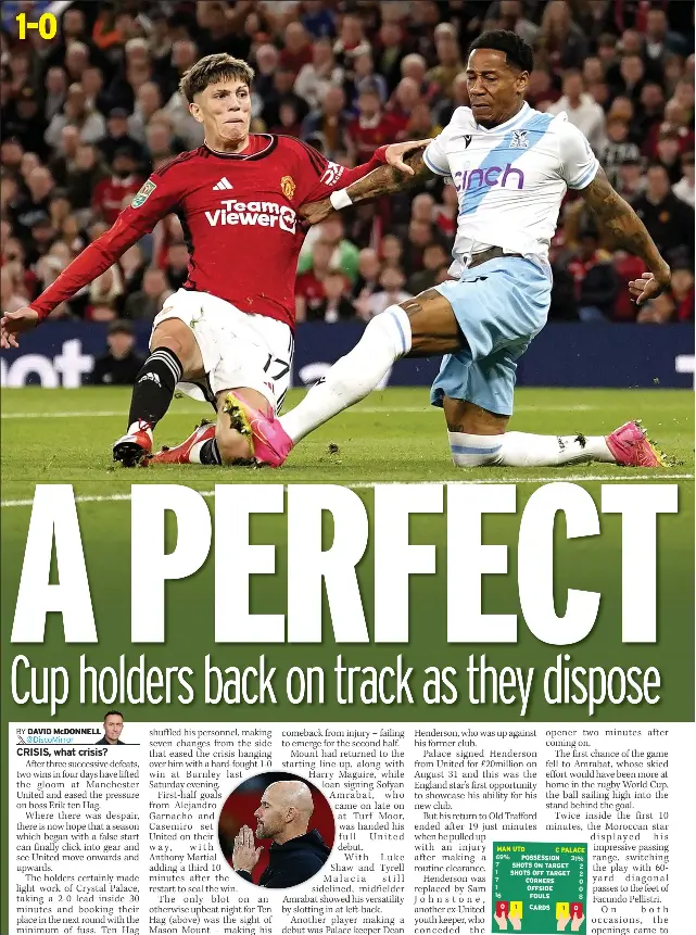 Carrick on top in old boys battle - PressReader