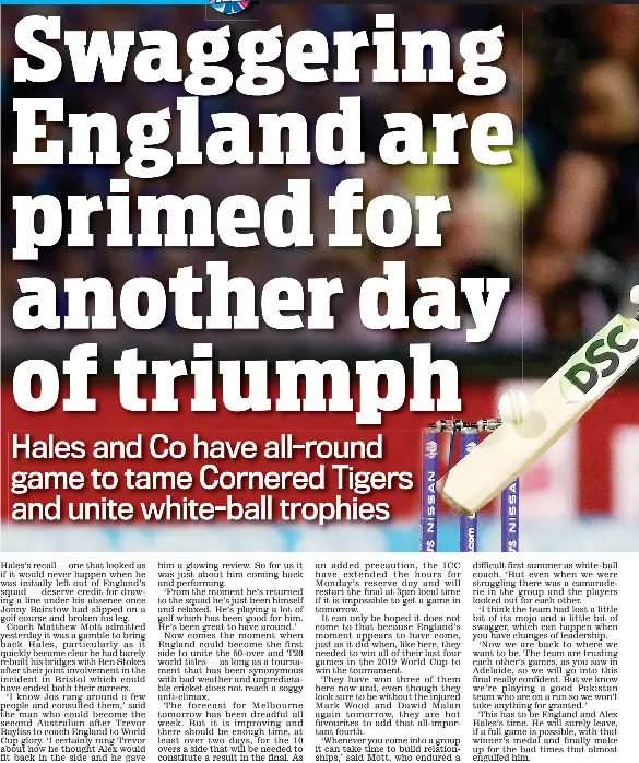 Swaggering England are primed for another day of triumph - PressReader