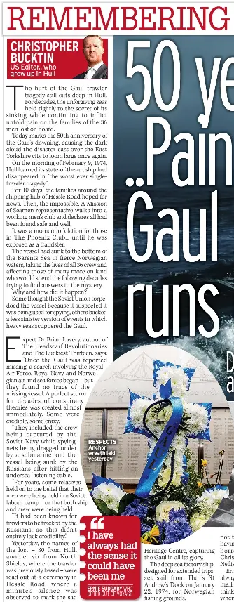 50 years on ..Pain of the Gaul still runs deep - PressReader