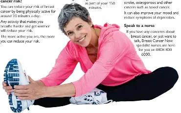 Breast cancer and exercise - PressReader