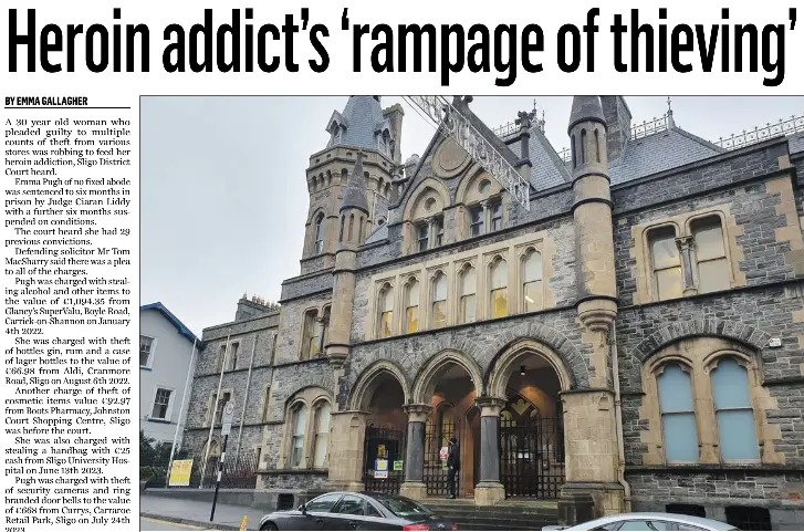 Heroin addict’s ‘rampage of thieving’ - PressReader
