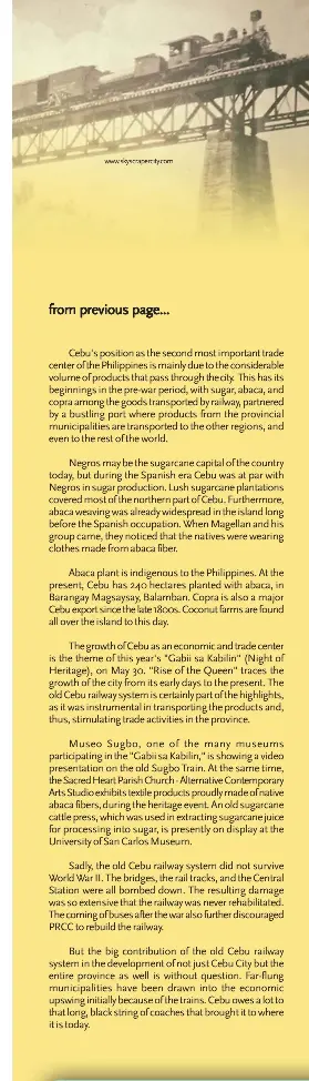 The old Cebu Railway - PressReader