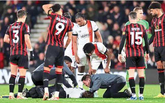 Luton to review medical set-up after Lockyer collapse - PressReader