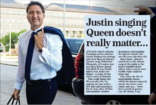 Justin singing Queen doesn’t really matter... - PressReader