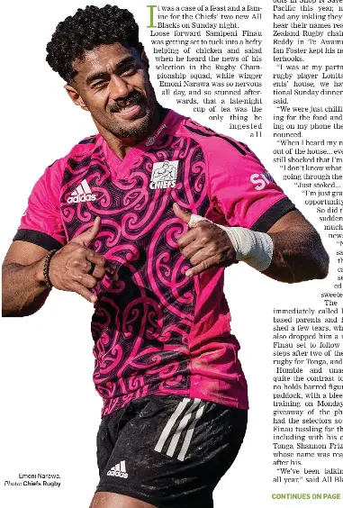 Finau, Narawa shocked over All Bla - PressReader