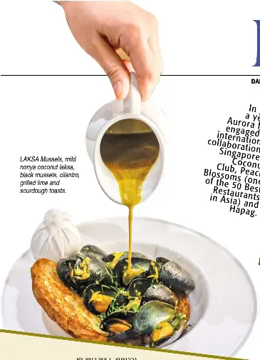 AURORA: WHERE CULINARY EXCELLENCE MEETS SHARE MOMENTS - PressReader