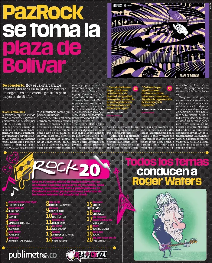 Pazrock se toma la plaza de Bolívar - PressReader