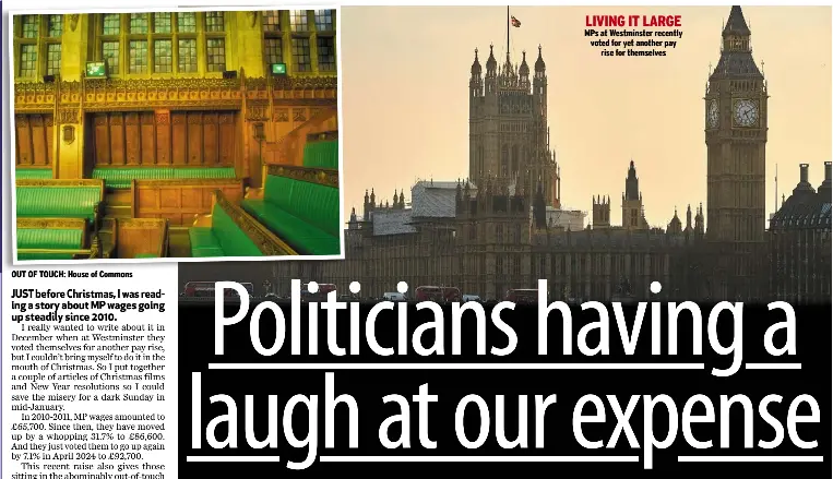 Politician­s having a laugh at our expense - PressReader
