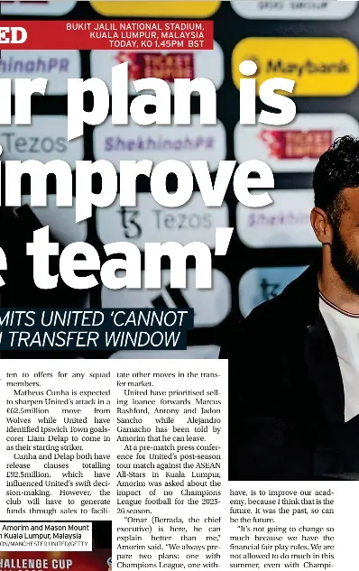 ‘Our plan is to improve the team’ - PressReader