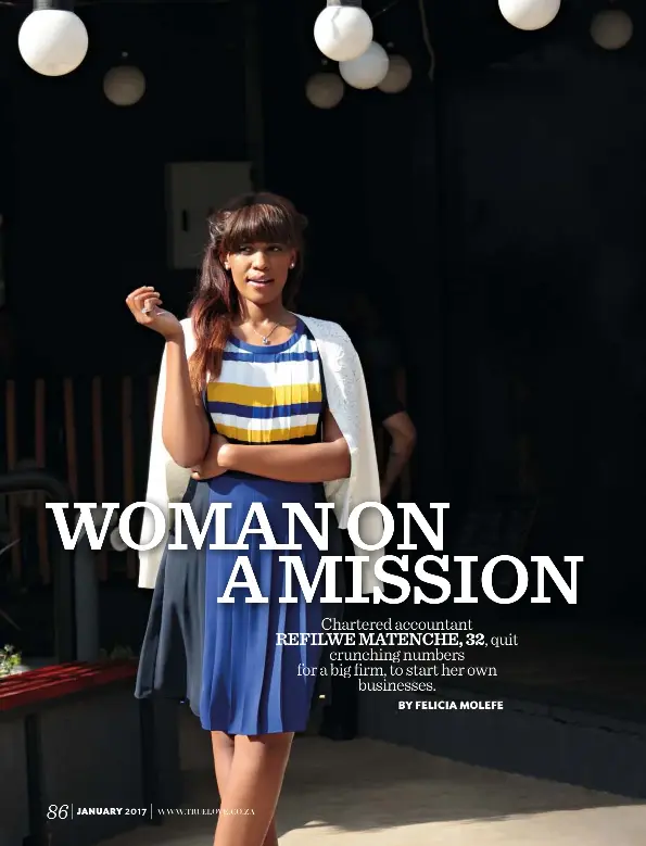 Woman on top – Refilwe Matenche - PressReader