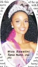Miss Eswatini to prioritise mental illness issues - PressReader