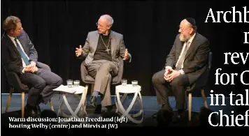 Archbishop reveals revulsion for Corbyn in talk with Chief Rabbi - PressReader
