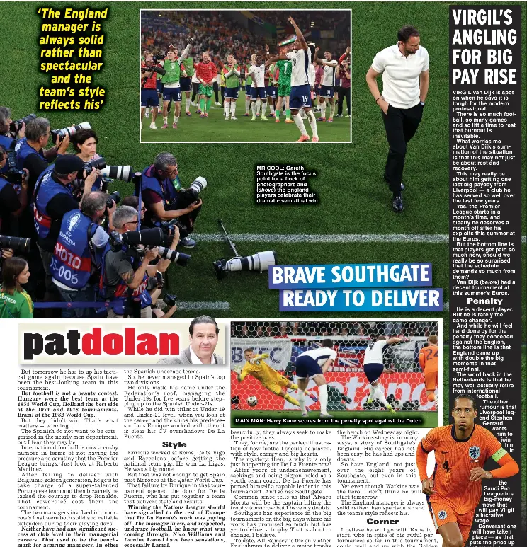 A TEAM OF PUSSYCATS INTO LIONS WITH HIS BIG CALLS - PressReader