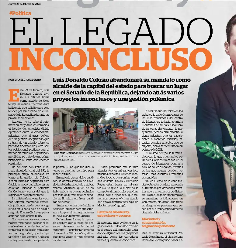 EL LEGADO INCONCLUSO - PressReader