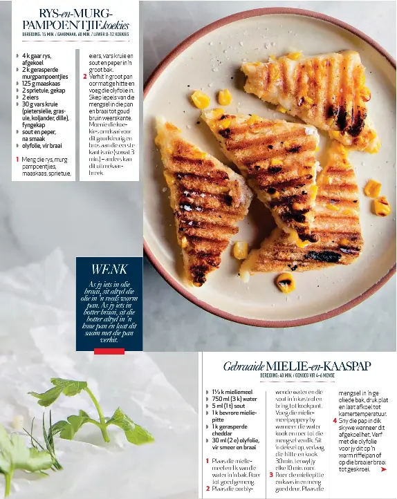 Gebraaide MIELIE-en-KAASPAP - PressReader