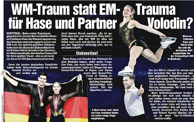 WM-Traum statt EMfür Hase und Partner Trauma Volodin? - PressReader