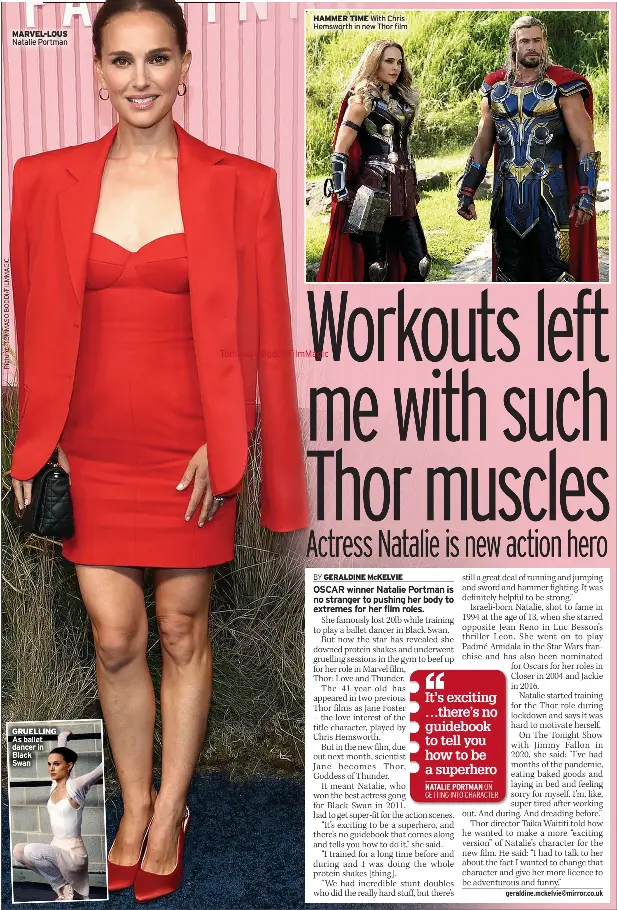 Workouts left me with such Thor muscles - PressReader