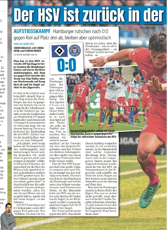 Der HSV ist zurück in der Jägerrolle - PressReader