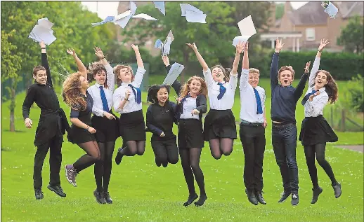 Students jump for joy as they achieve best ever exam results - PressReader