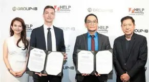GROUP-IB-HELP to boost cybersecur­ity edu - PressReader
