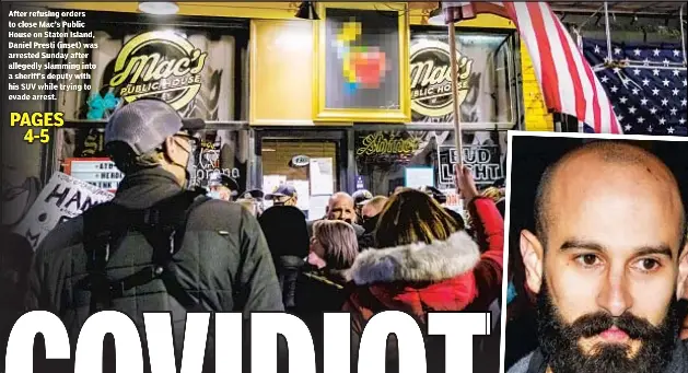 COVIDIOT GETS CUFFED - PressReader