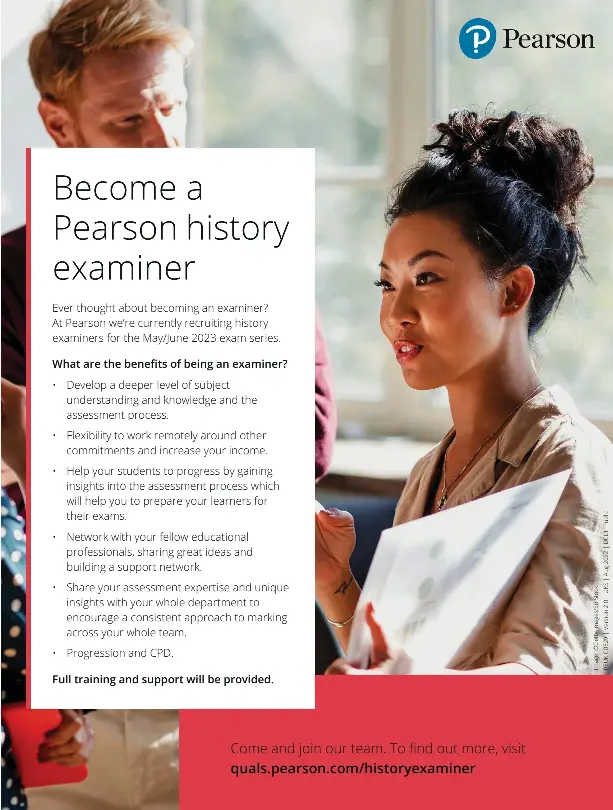 Become a Pearson history examiner - PressReader