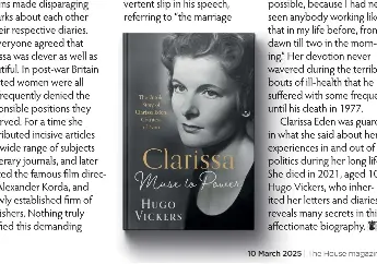 Clarissa, Muse to Power - PressReader