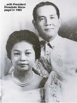 Evangelina Macapagal: ‘The Correct First Lady’ - PressReader