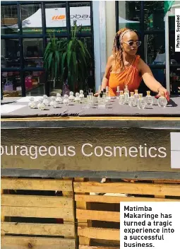 Courage brings the smell of success - PressReader