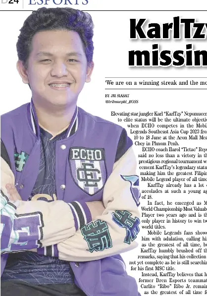 KarlTzy seeks missing jewel - PressReader