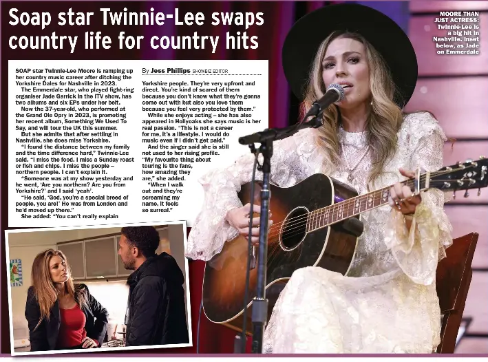 Soap star Twinnie-lee swaps country life for country hits - PressReader