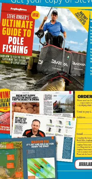 STEVE RINGER’S GUIDE TO POLE FISHING BOOK - PressReader