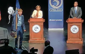 Hayes, Logan quarrel after TV debate - PressReader