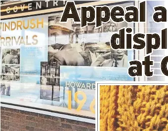Appeal as Windrush display unveiled at Cov Station - PressReader