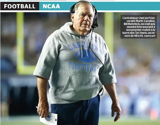 Des débuts désastreux pour Bill Belichick - PressReader