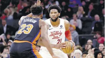 Embiid, Harden help 76ers beat Knicks on Christmas Day - PressReader