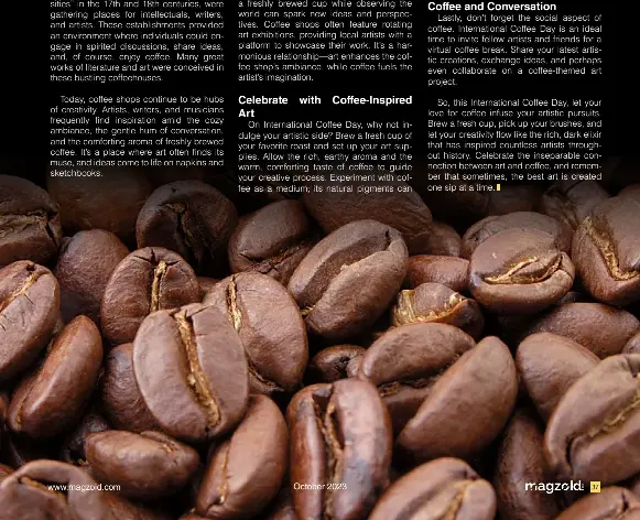 BREWING CREATIVITY: SIP, SAVOR, AND SKETCH ON INTERNATIO­NAL COFFEE DAY - PressReader